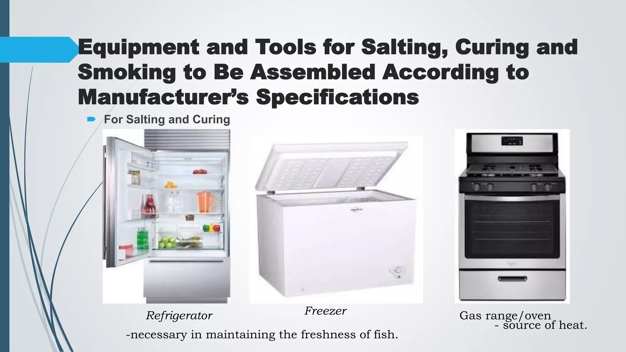 Food (fish) processing tools, equipment | PPTX