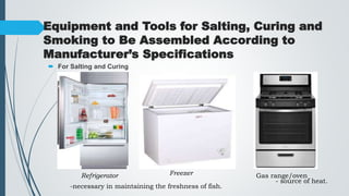 Food (fish) processing tools, equipment | PPTX