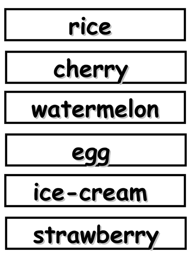 Tom's TEFL: Food Flashcards | PPT | Desserts and Baking | Food & Drink