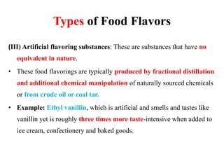 Food flavors | PPTX