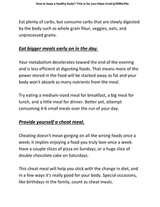 Healthy Life | PDF