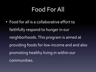 Food for all | PPT