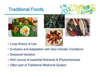 Food for Health from Traditional Foods | PDF