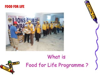 Food for life program | PPT