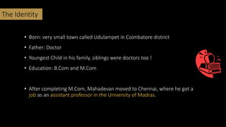 Food for thought (M.Mahadevan) | PPSX