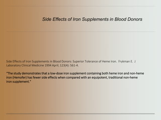 Food for thought published heme iron studies | PPT