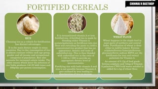 Food fortification : An Enrichment of Nutrients | PPTX