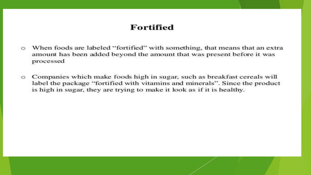 Food fortification | PPT