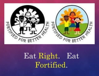 Food fortification and effects of food additives | PPTX