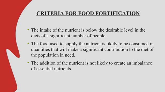 food fortification (1).pptx | Nutrition | Healthy Living