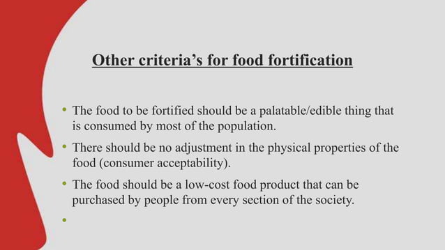 food fortification (1).pptx | Nutrition | Healthy Living
