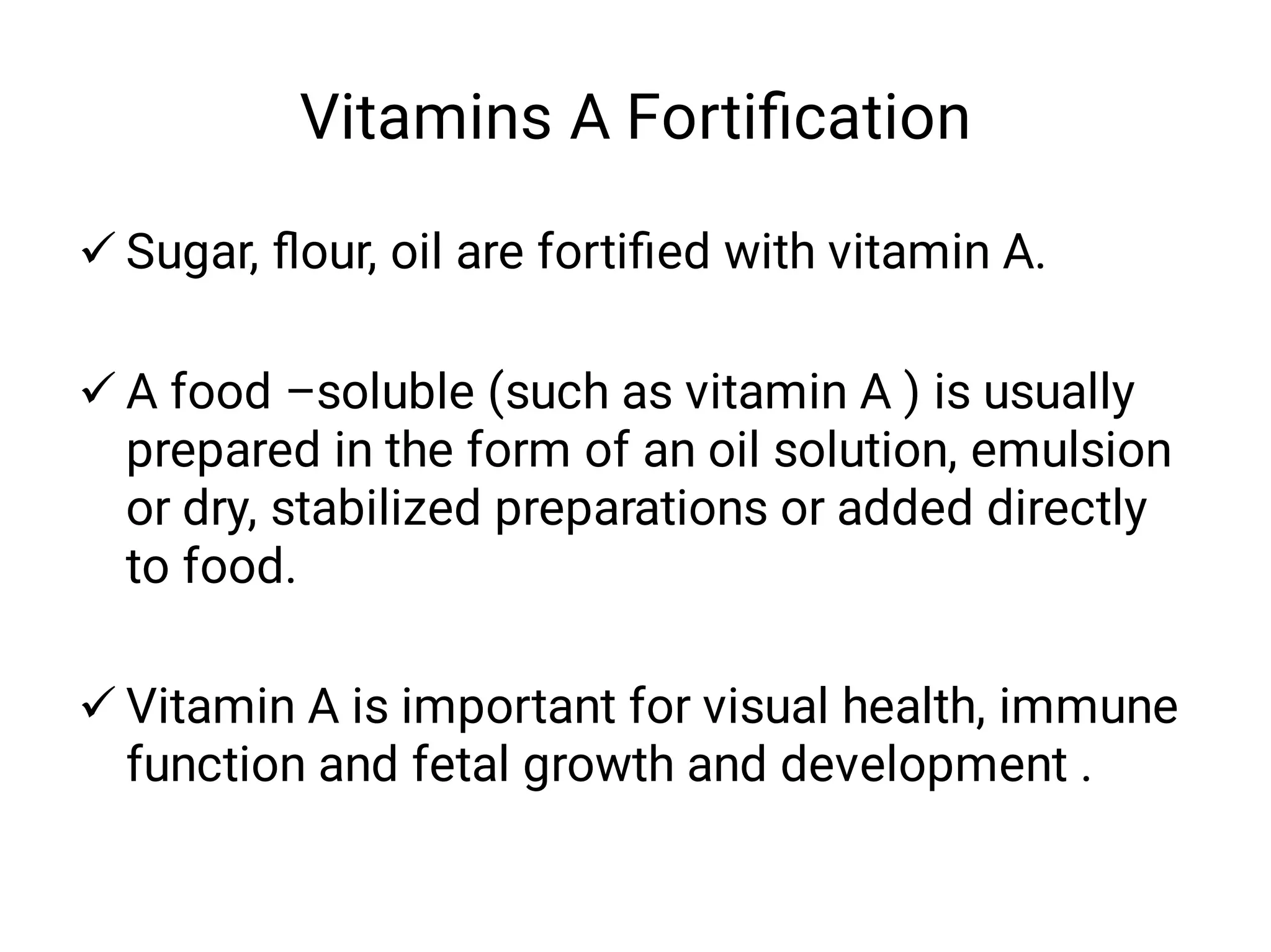 Food fortification and enrichment | PDF