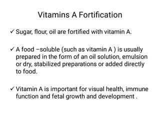 Food fortification and enrichment | PDF