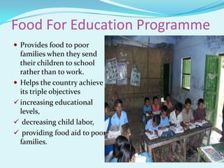 Food for work programme | PPTX