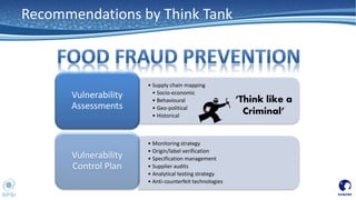 Food Fraud - Threats & Impacts | PDF