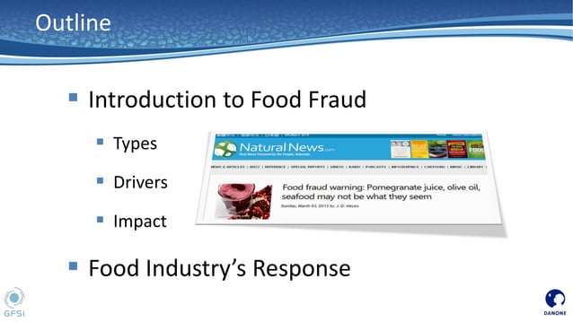 Food Fraud - Threats & Impacts | PDF | Food Industry | Industries