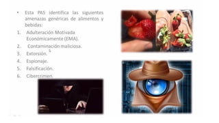Food Fraud y Food defense (food defense plan builder) | PPTX