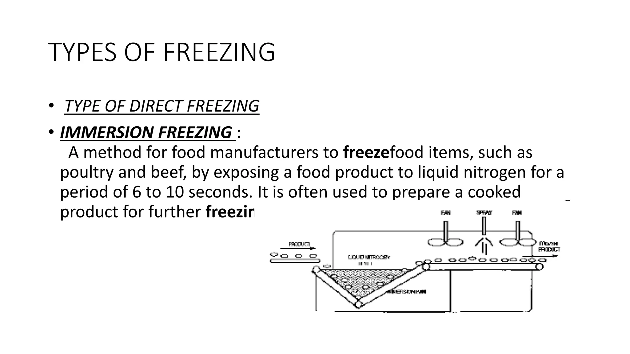 Food freezing & freezing systems | PPTX