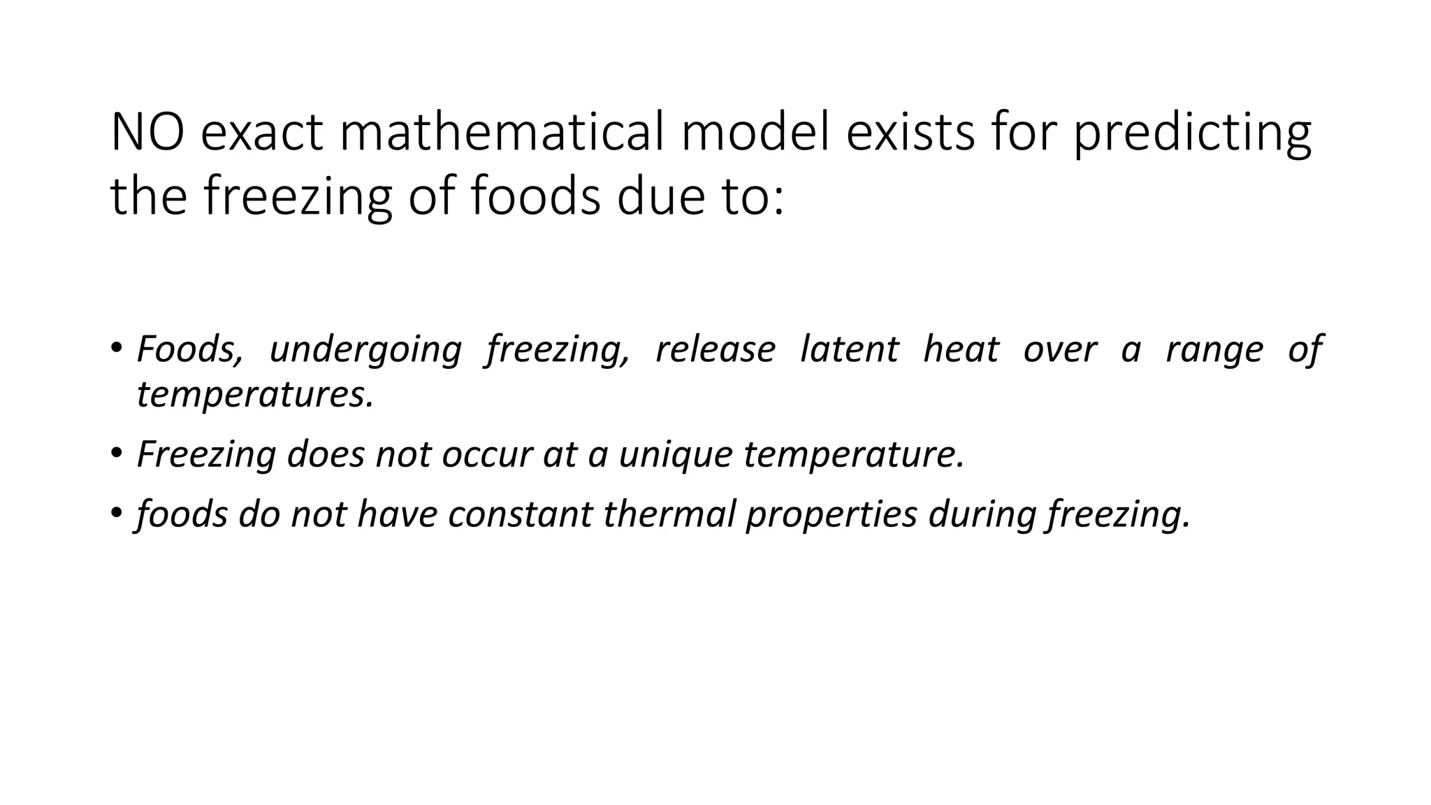 Food freezing & freezing systems | PPTX