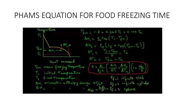 Food freezing & freezing systems | PPTX