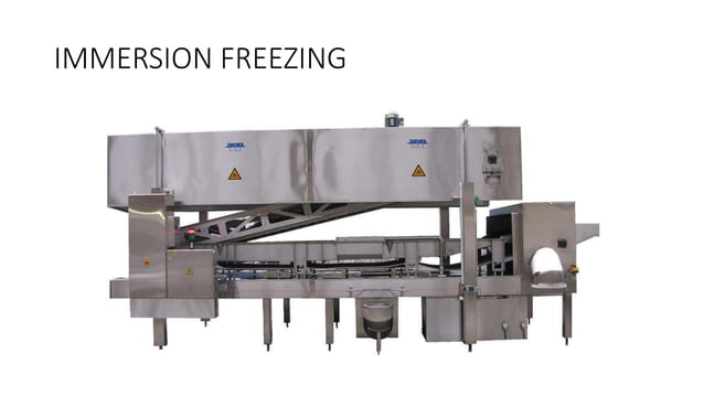 Food freezing & freezing systems | PPTX