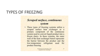 Food freezing & freezing systems | PPTX