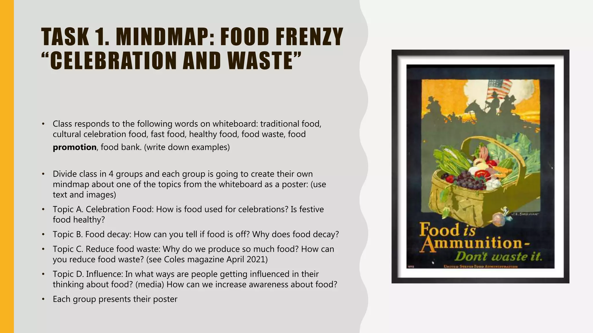 Food frenzy pop art version 3 | PPTX | Food Movements | Food & Drink