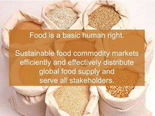 Food Commodity Markets | PPTX