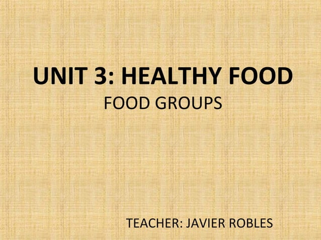 Food groups | PPT