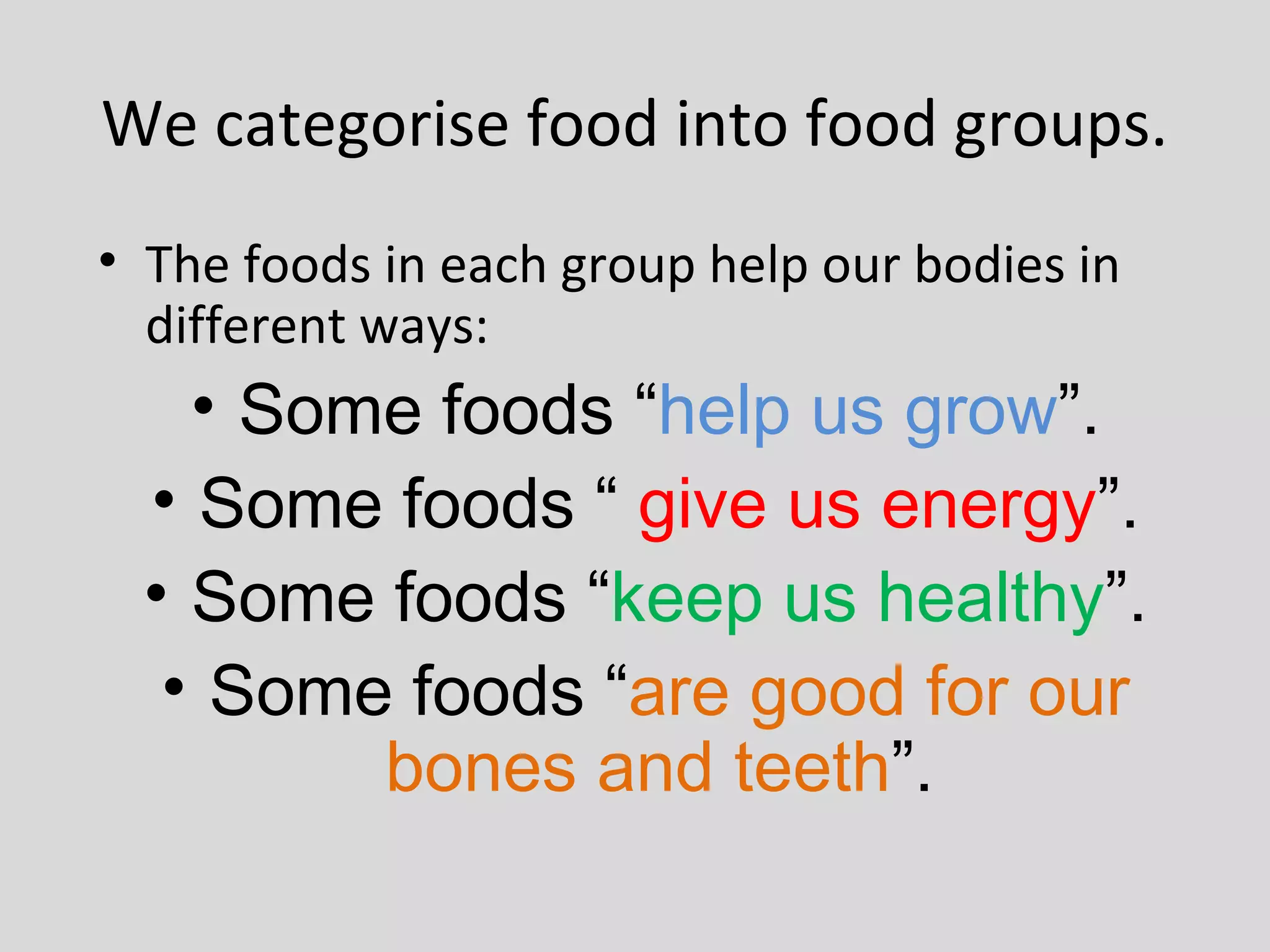 Food groups | PPT