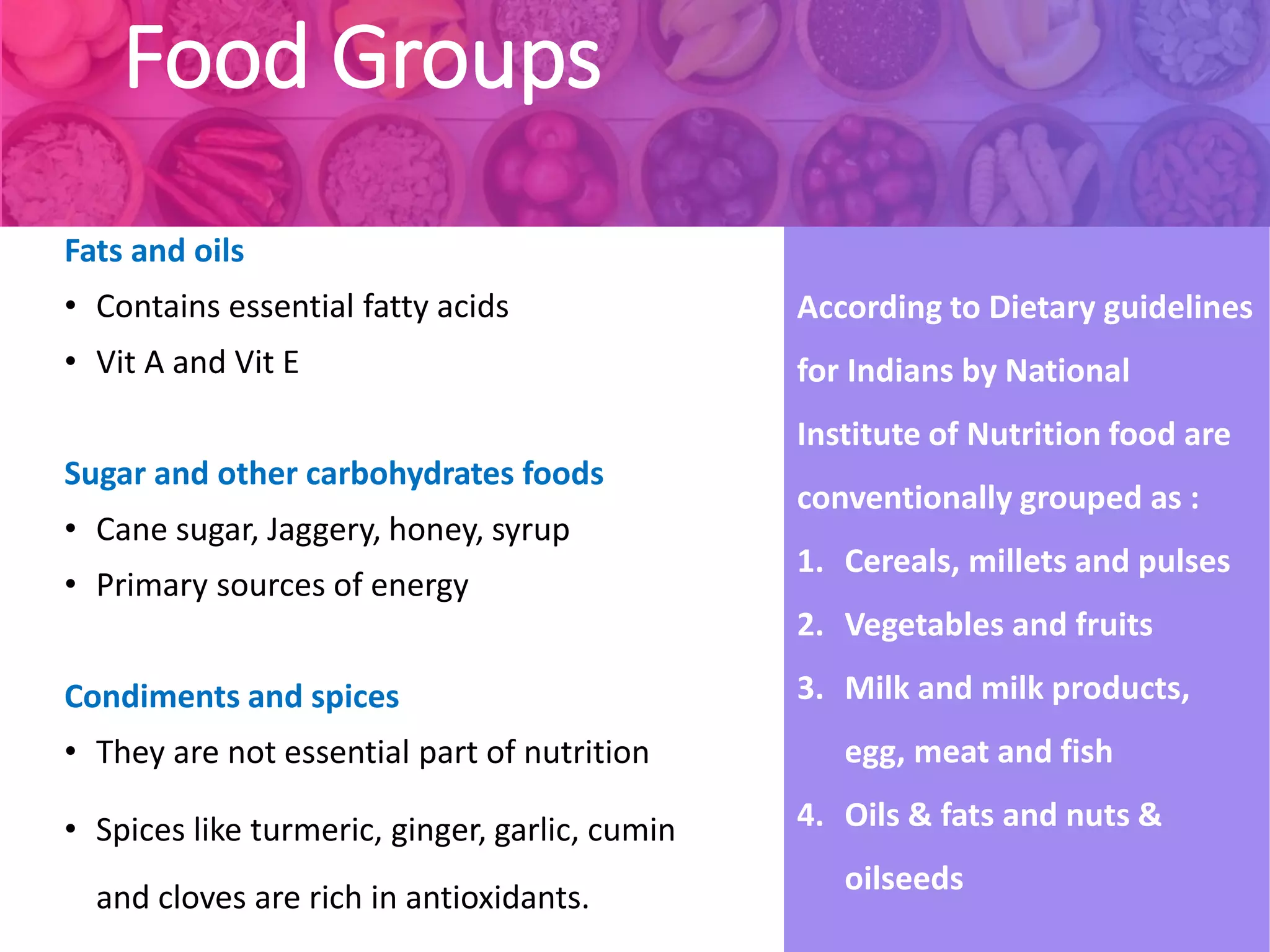 Food groups and food pyramid | PDF