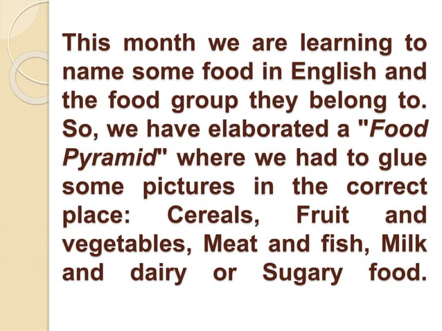 FOOD GROUPS POWER POINT | PPTX