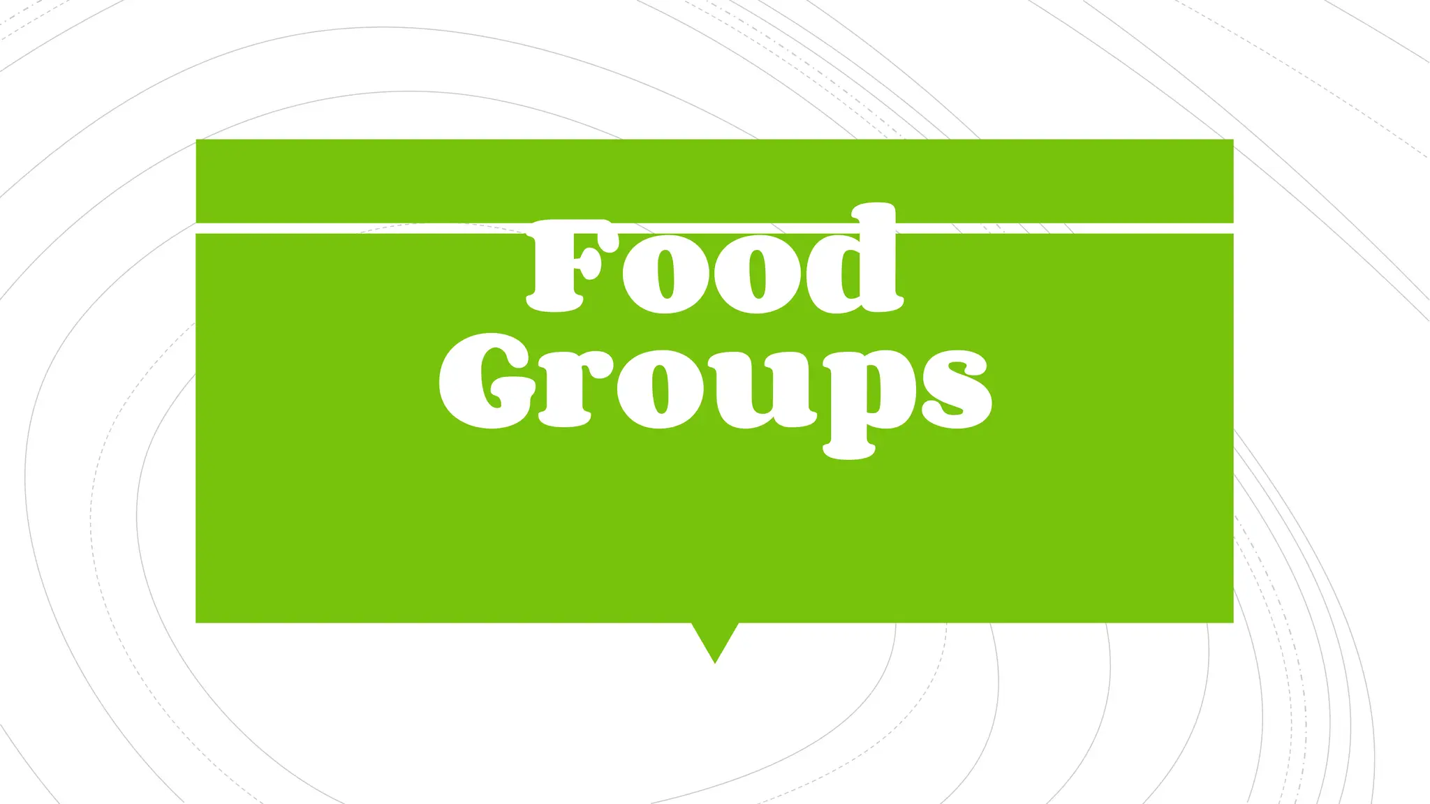 Food Groups at school with the 3rd graders | PPTX