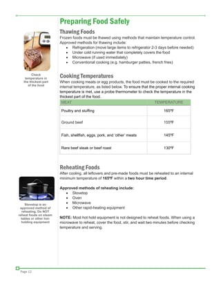 Food Handler Guide | PDF