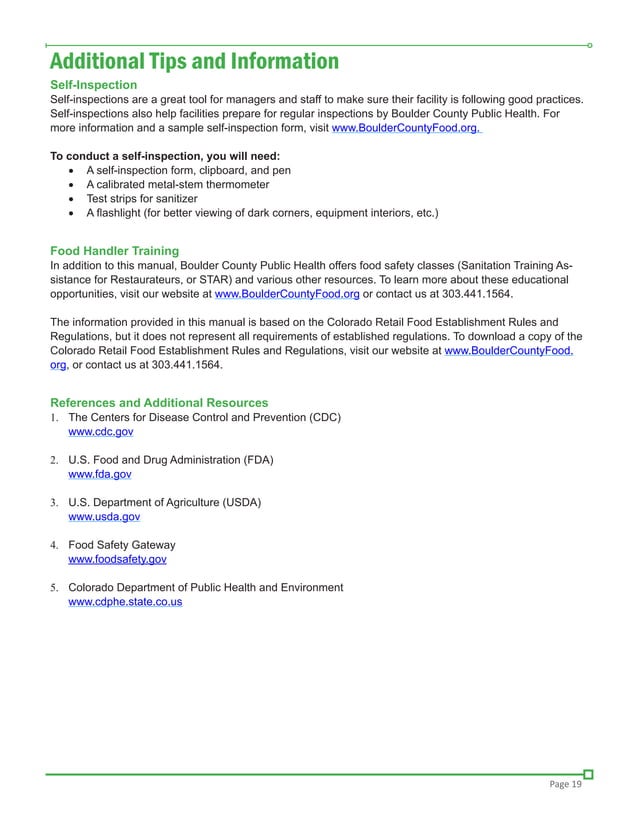 Food Handler Guide | PDF