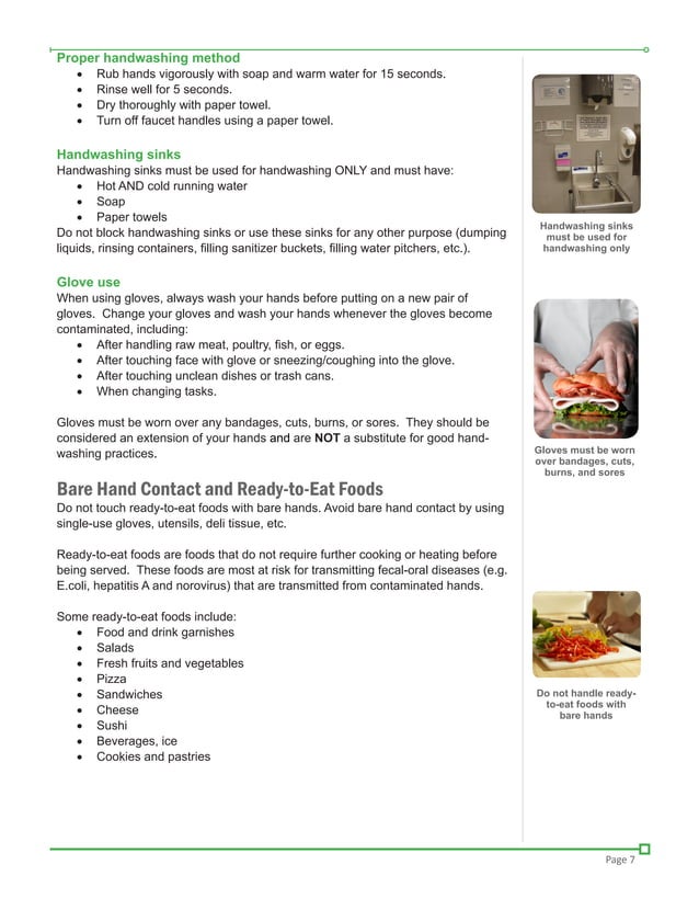 Food Handler Guide | PDF