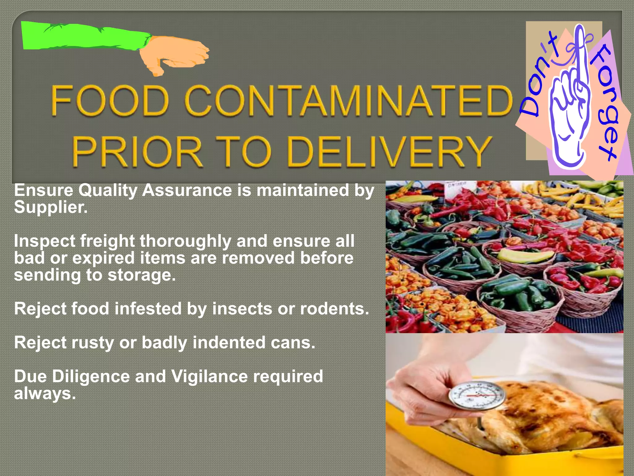 Food handler's hygiene food hygiene | PPTX