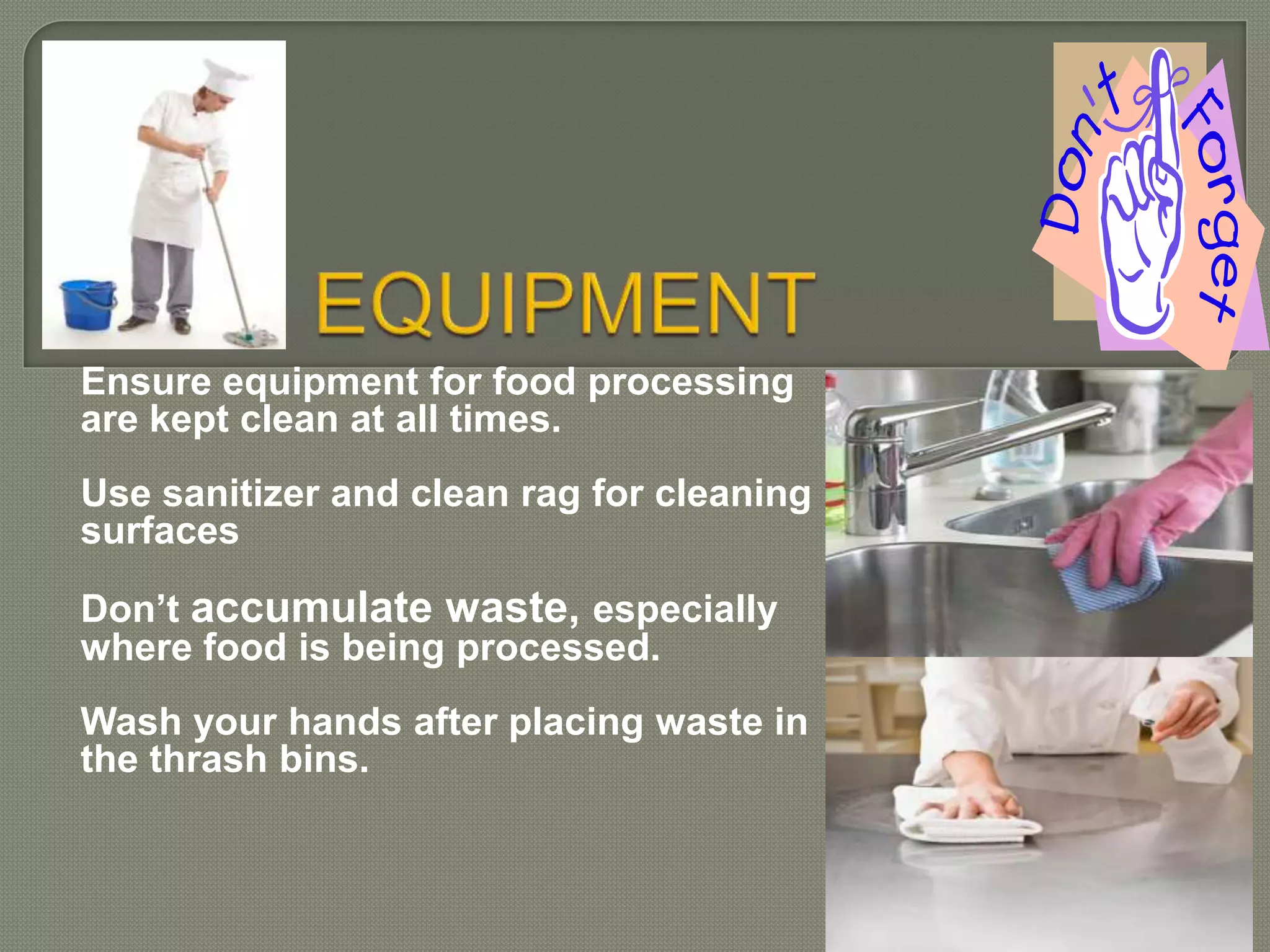 Food handler's hygiene food hygiene | PPT