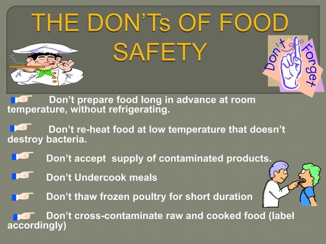 Food handler's hygiene food hygiene | PPTX | Food Allergies | Food & Drink