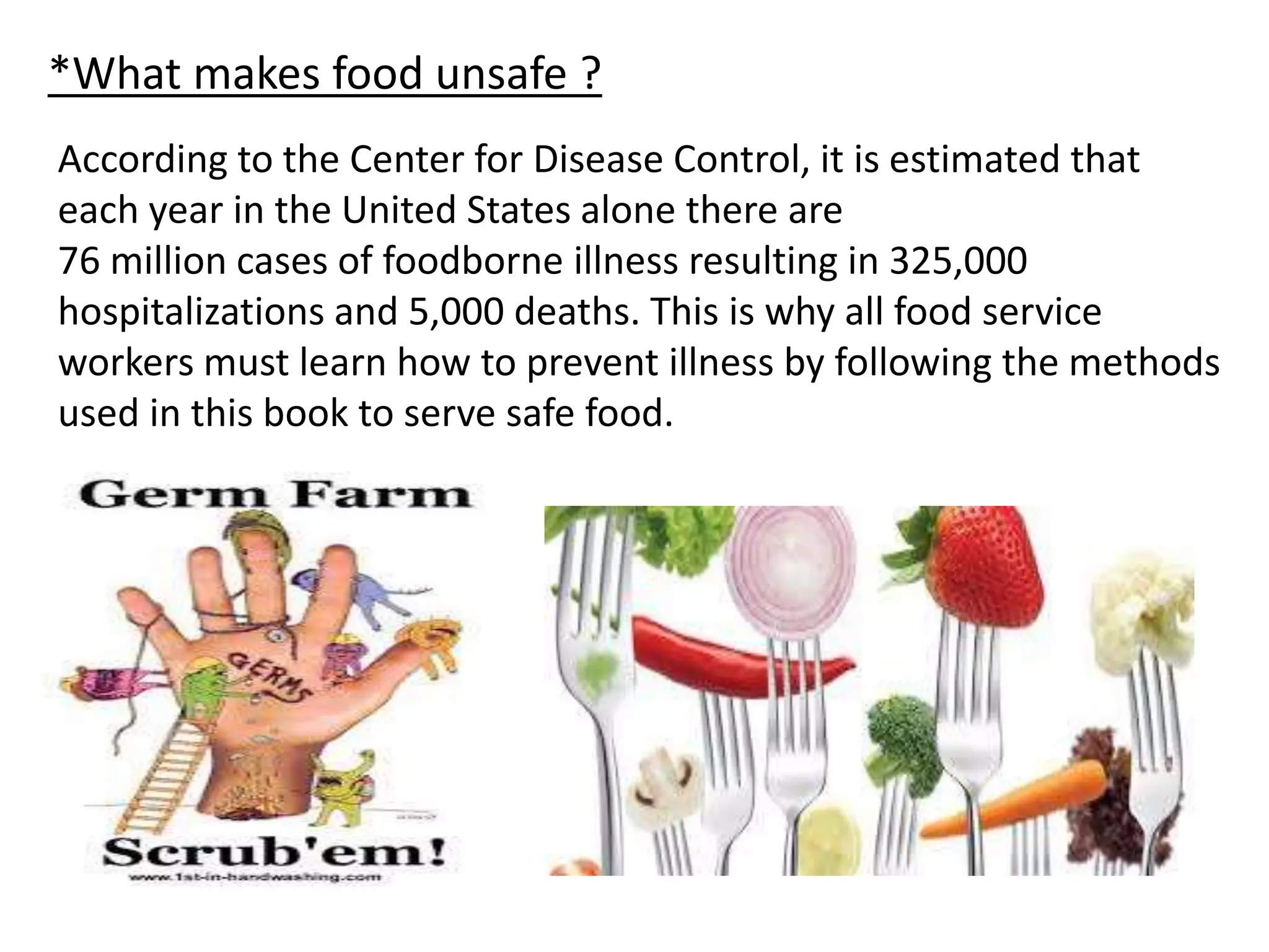 Food handling and safety manual ppt | PPTX
