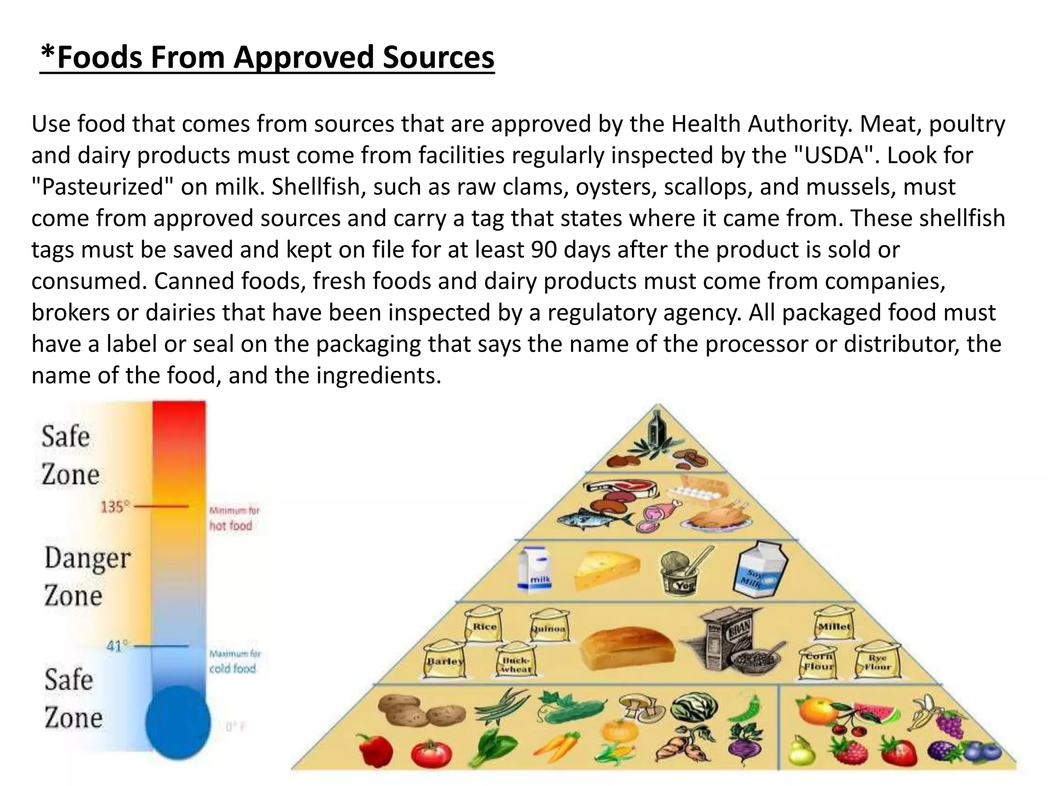 Food handling and safety manual ppt | PPTX