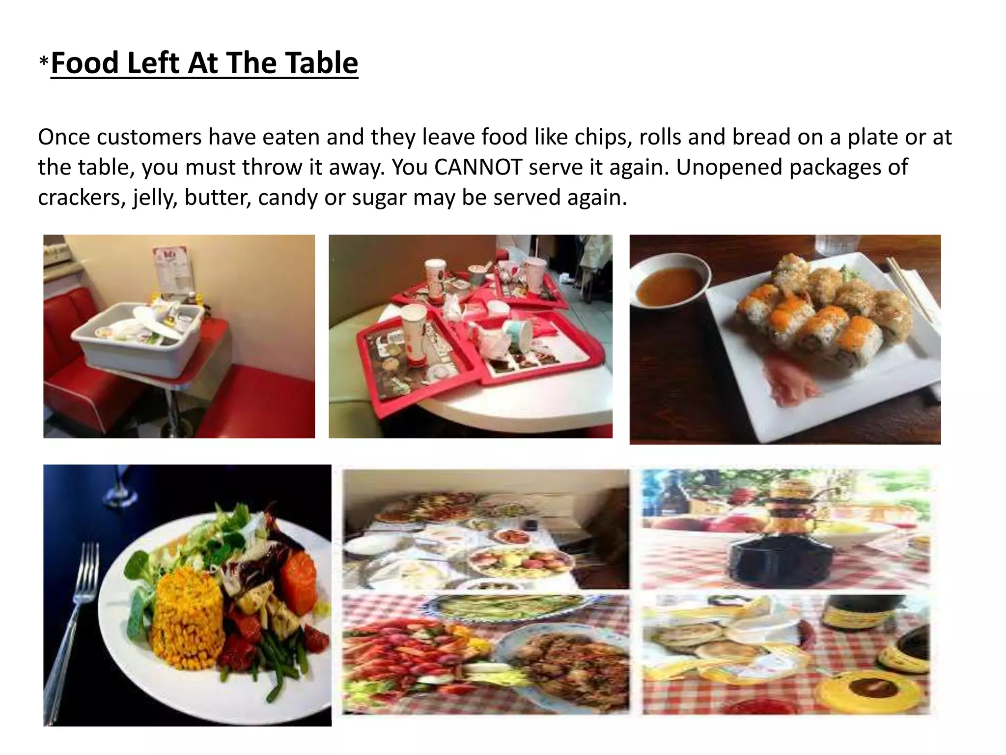Food handling and safety manual ppt | PPTX