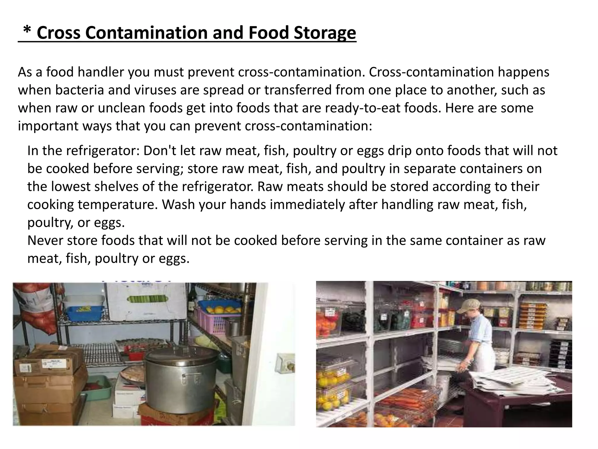 Food handling and safety manual ppt | PPTX