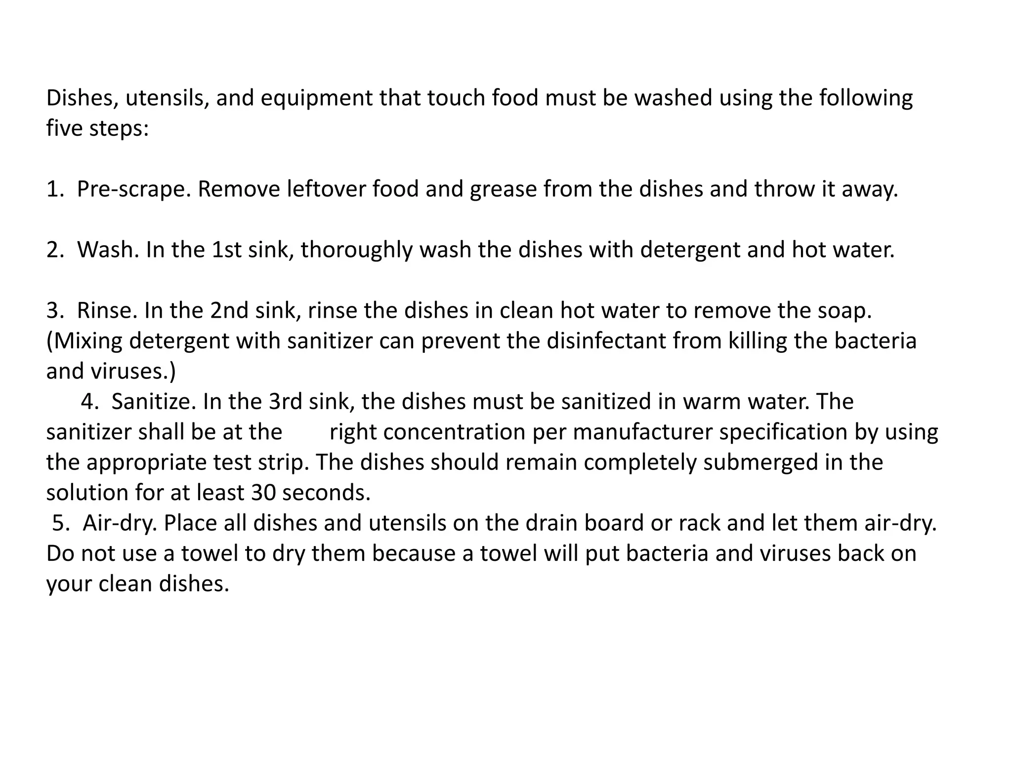 Food handling and safety manual ppt | PPTX