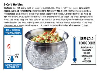 Food handling and safety manual ppt | PPTX