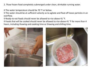 Food handling and safety manual ppt | PPTX