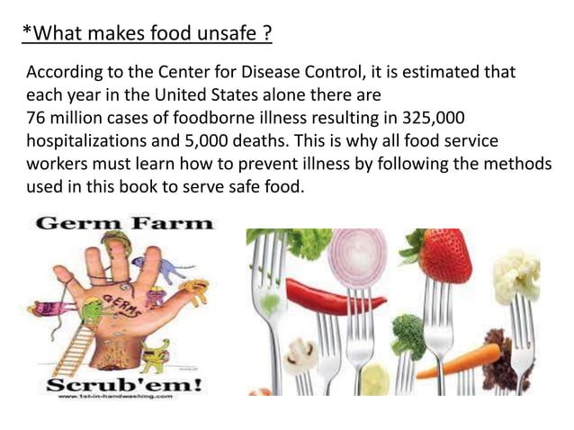 Food handling and safety manual ppt | PPTX
