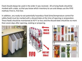 Food handling and safety manual ppt | PPTX