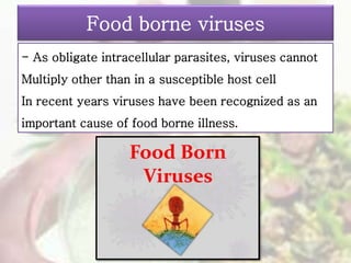Food hazard & non bacterial agents of foodborne illness | PPTX