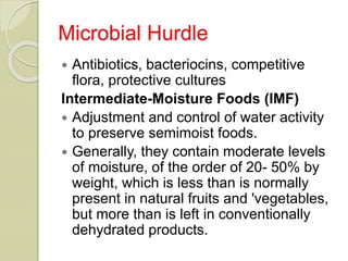 Food Hurdles, Microbiology.pptx